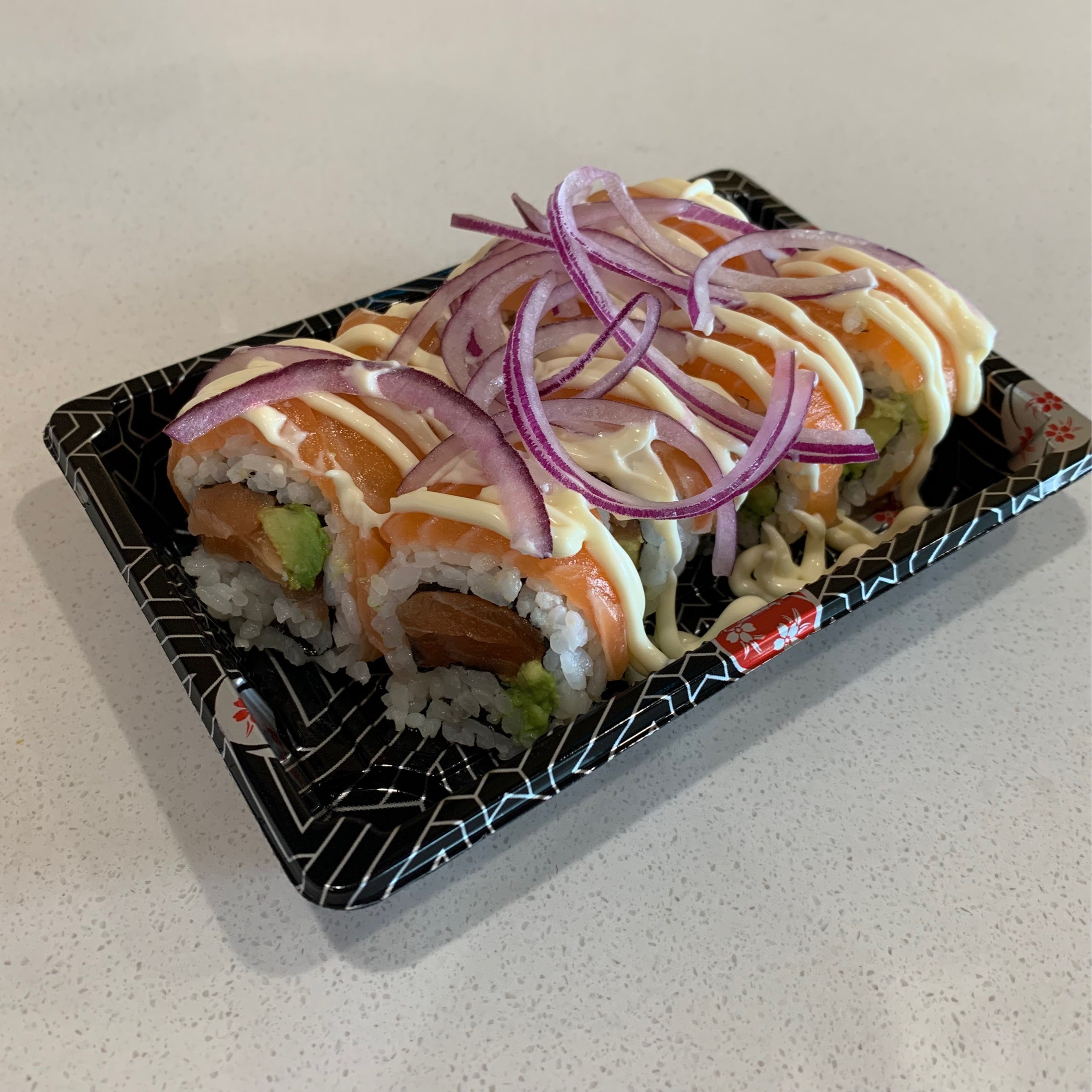 Double Salmon Sushi Roll | Sushi Katsu